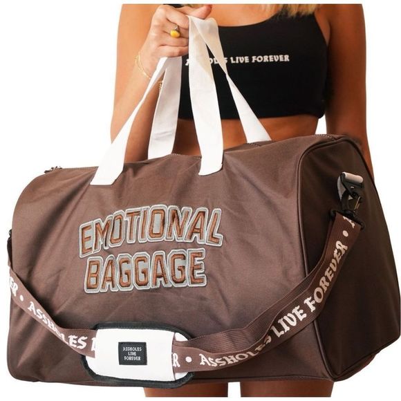 Bags | New Assholeslive Forever Limited Run Brown Emotional Baggage ...